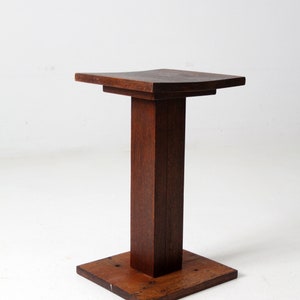 Antique Mission Style Plant Stand End Table - Etsy