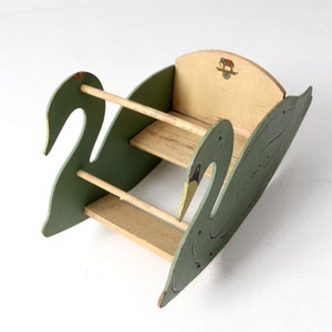 Antique Mengel Playthings Toy Swan Rocker - Etsy