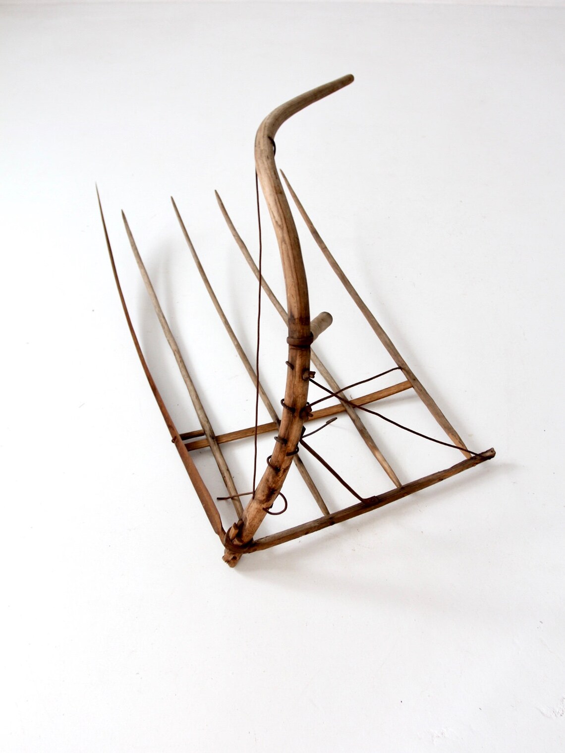 Antique Grain Cradle Scythe, Primitive Farm Tool - Etsy