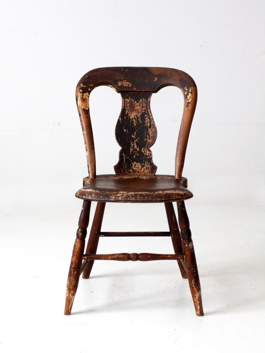 Antique Balloon Back Dining Chair - Etsy