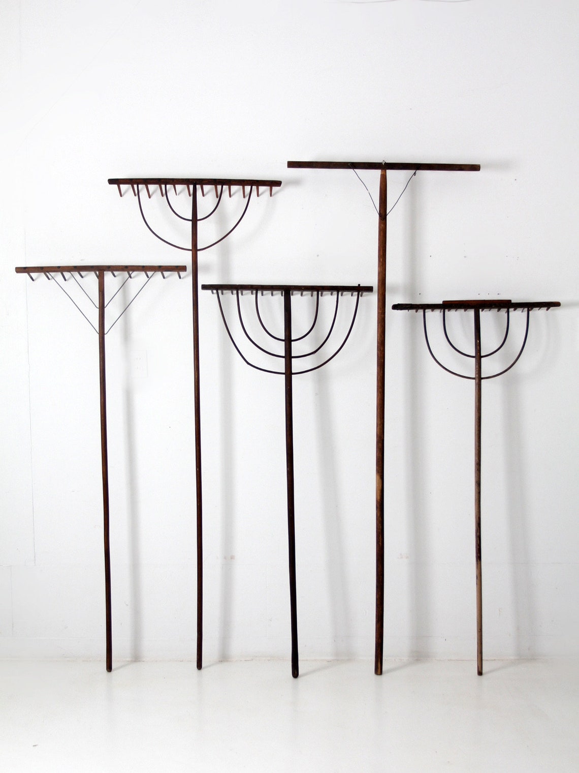 Antique Primitive Hay Rakes Collection Farm Tools - Etsy