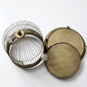 Antique Crown Bird Cage With Stand - Etsy