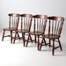 Vintage Virginia House Oak Dining Chair Set of 4 - Etsy