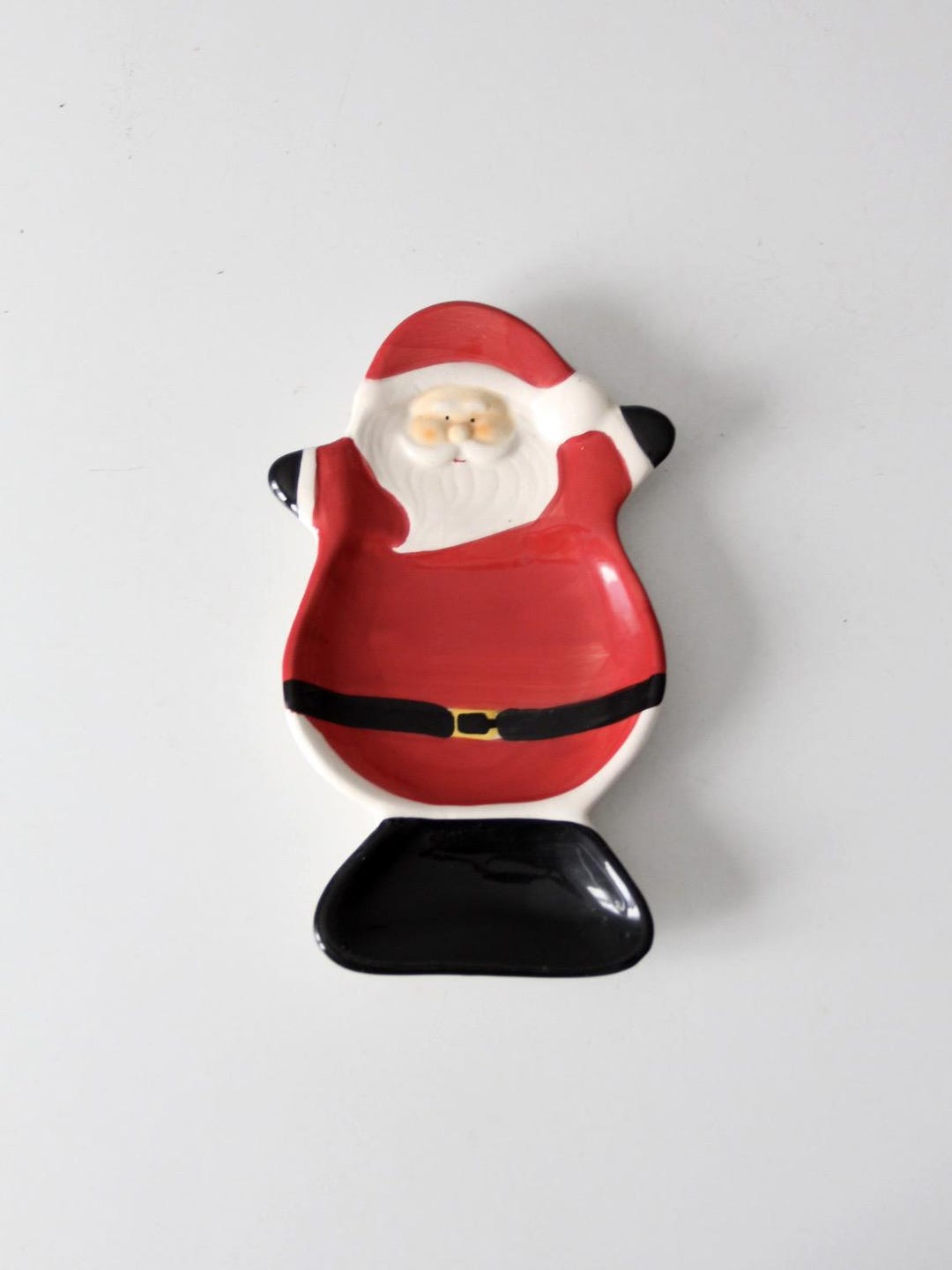 Vintage Santa Ceramic Tray, Christmas Decor - Etsy