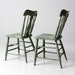 Antique Fiddle Back Chairs, Painted Wooden Chairs Pair - Etsy