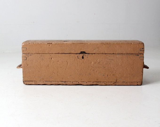 Vintage Rem Line Grey Metal Utility Tool Box Industrial Tool Case Box ...