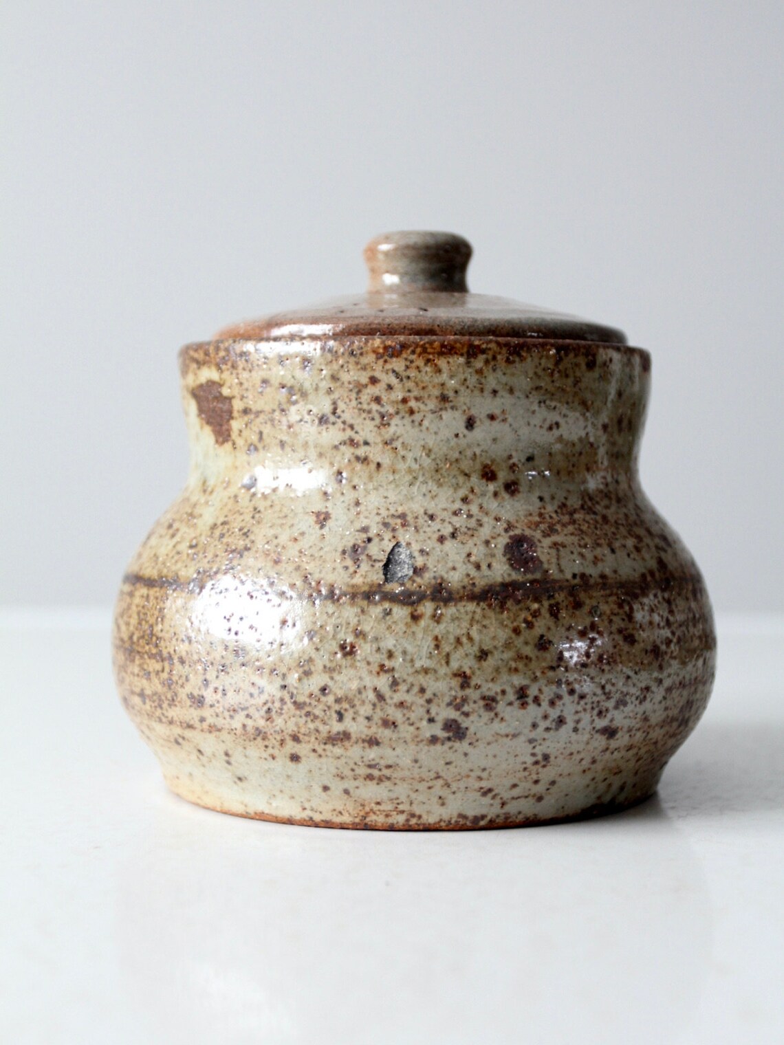 Vintage Signed Studio Pottery Jar - Etsy