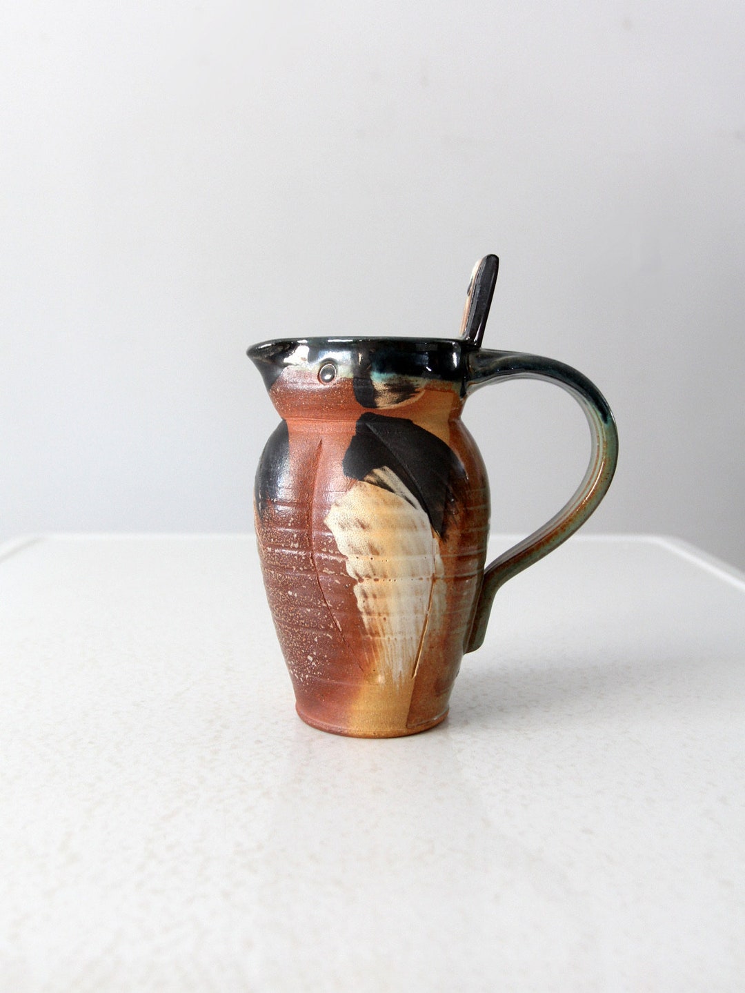 Vintage Lee Segal Pitcher Vase - Etsy