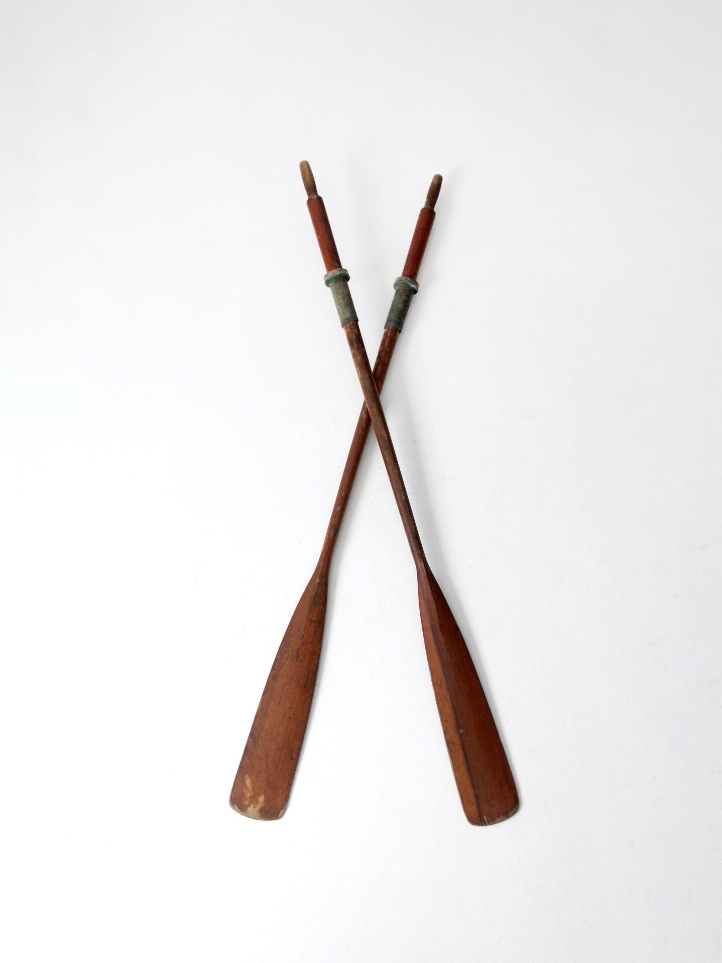 Asian Antique Oar Rowing