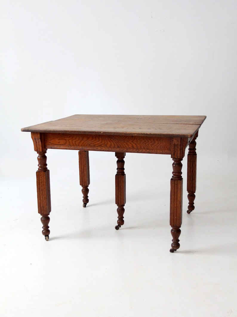 Antique Five Leg Dining Table - Etsy
