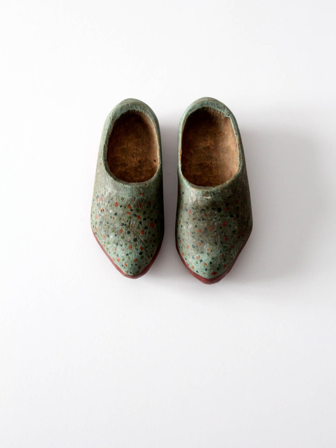 Antique Wooden Clogs Hand Painted Children's Wood Shoes - Etsy