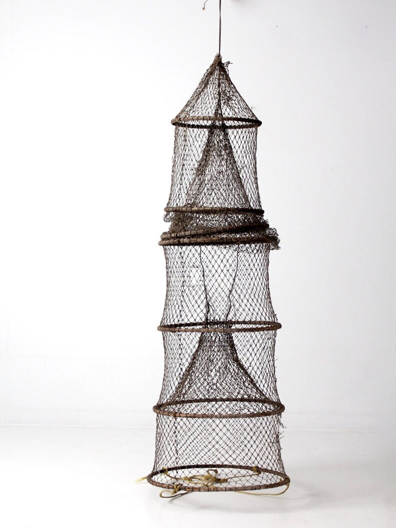 Vintage Fyke Net XL Fishing Net - Etsy Israel