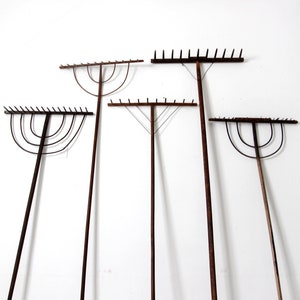 Antique Primitive Hay Rakes Collection, Farm Tools - Etsy