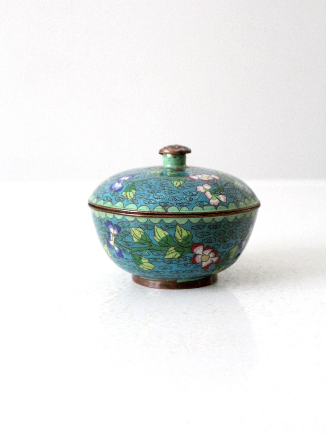 Antique Chinese Cloisonne Box - Etsy