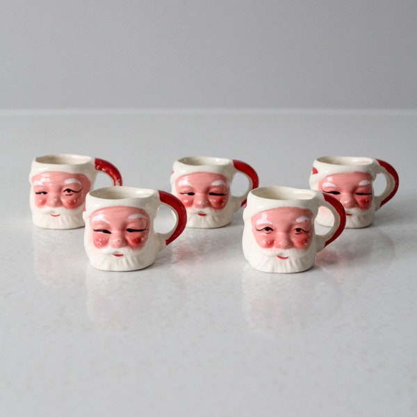 Vintage Santa Mugs - Etsy