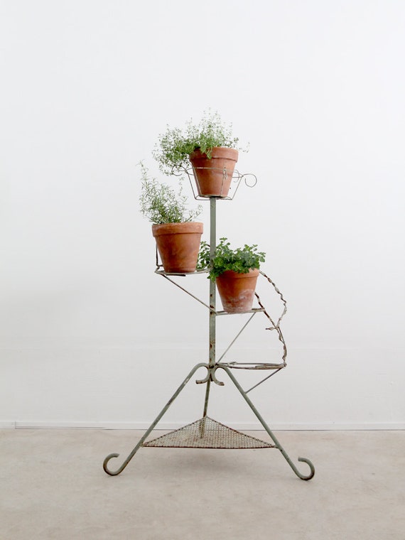 Vintage plant stand store