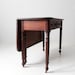 Antique Writing Desk With Drop Leaf Extension - Etsy