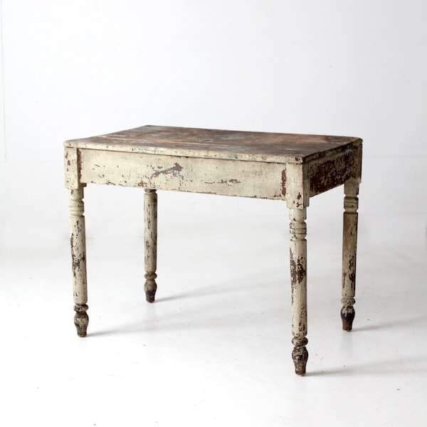 Primitive Side Table - Etsy