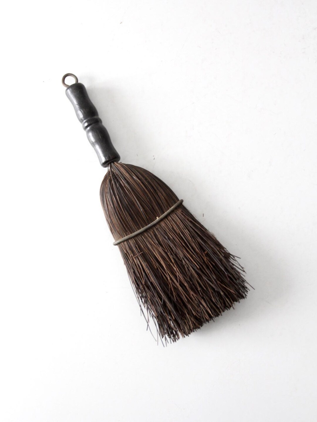 Antique Hand Broom With Turned Wood Handle - Etsy