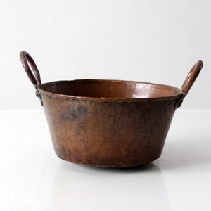 Antique Hammered Copper Kettle Pot - Etsy