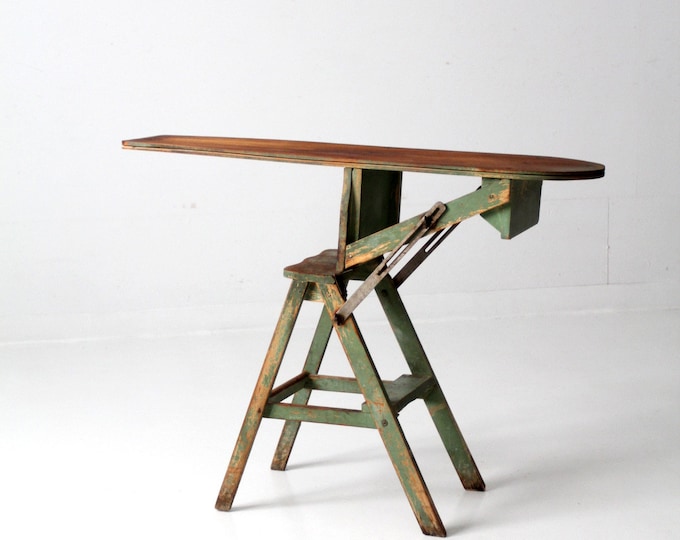 Vintage Combo Chair Ironing Board Step Ladder Circa 1930s/bachler Chair ...