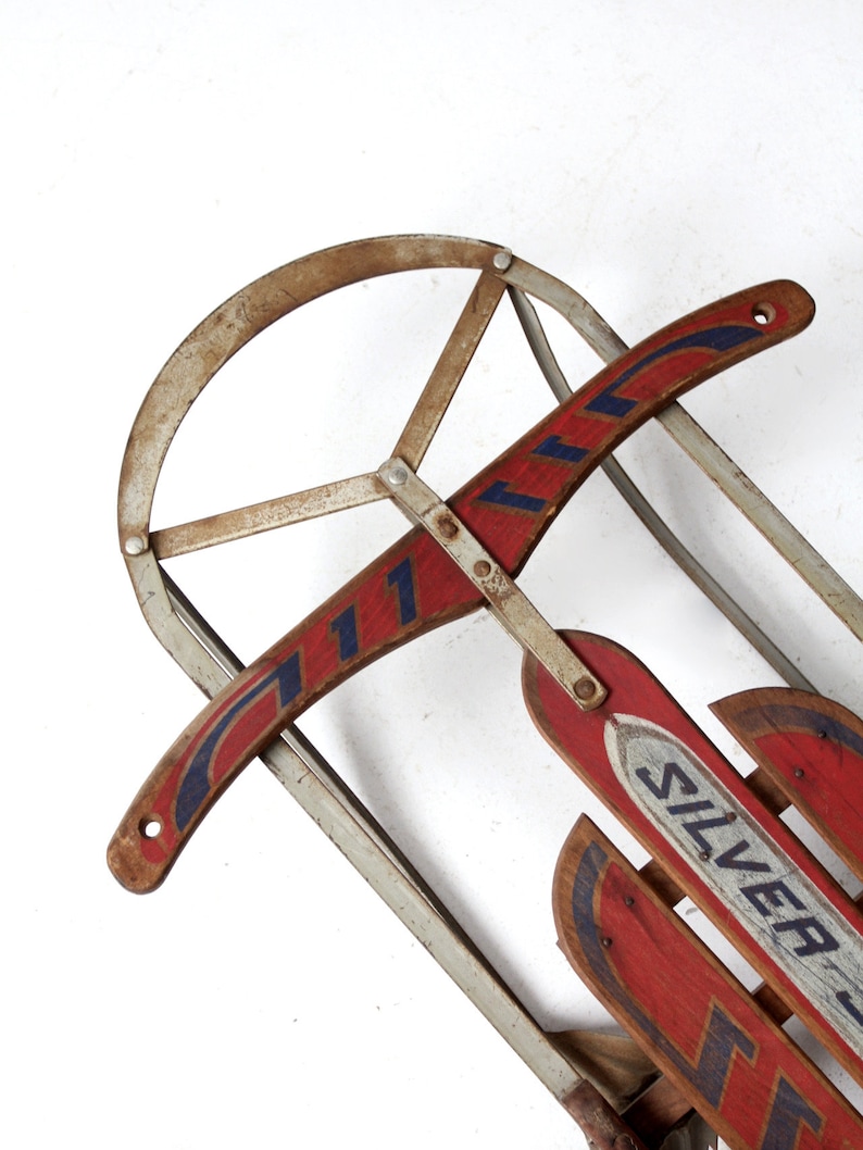 Mid-century Garton Silver Streak Sled - Etsy
