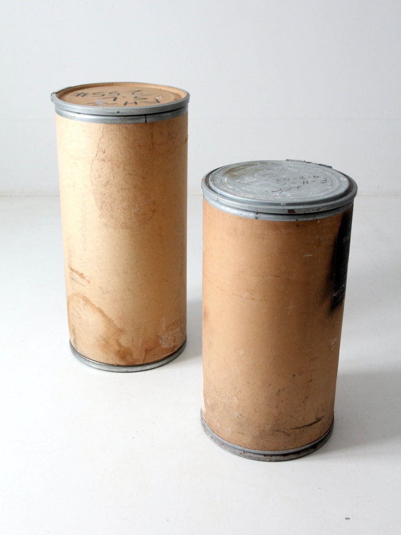 Vintage Industrial Farm Bin Barrels - Etsy