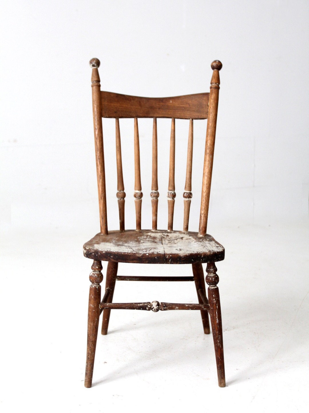 Antique Children's Chair, Spindle Back Kids Chair - Etsy