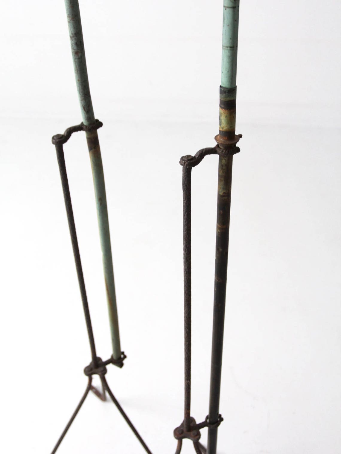 Antique American Lightning Rods Pair Copper Verdigris - Etsy