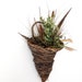 Vintage Rustic Wicker Wall Basket - Etsy