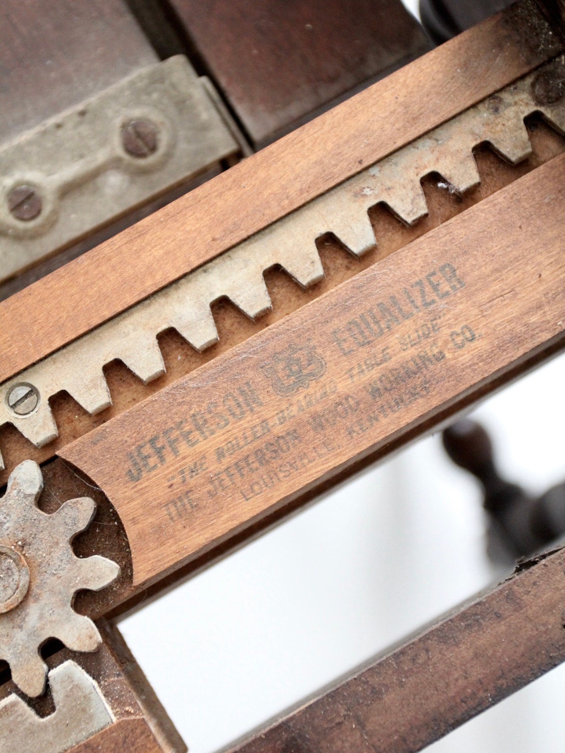 Vintage Drop Leaf Table With Jefferson Woodworking Slide - Etsy