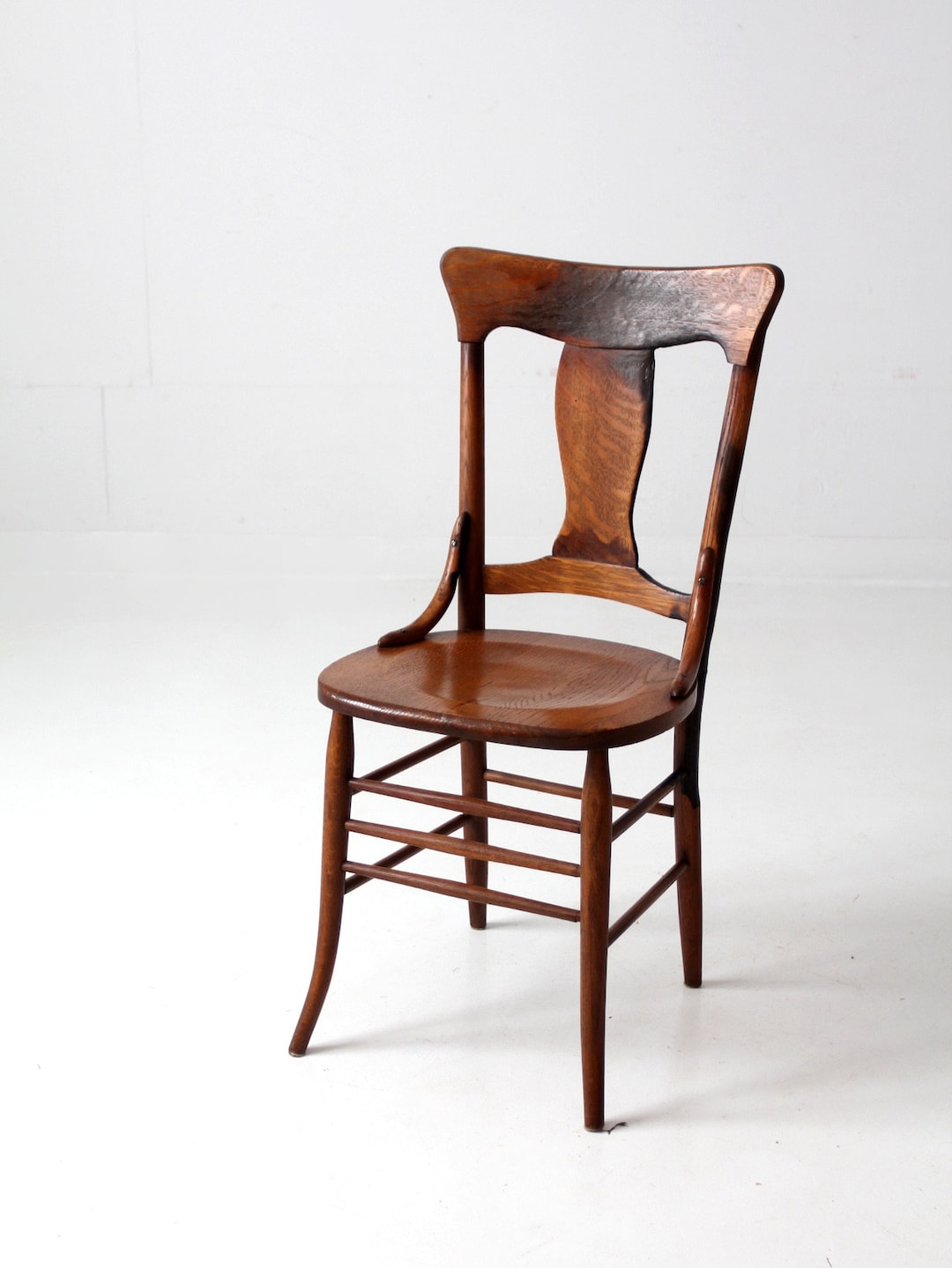 Antique Splat Back Dining Chair - Etsy