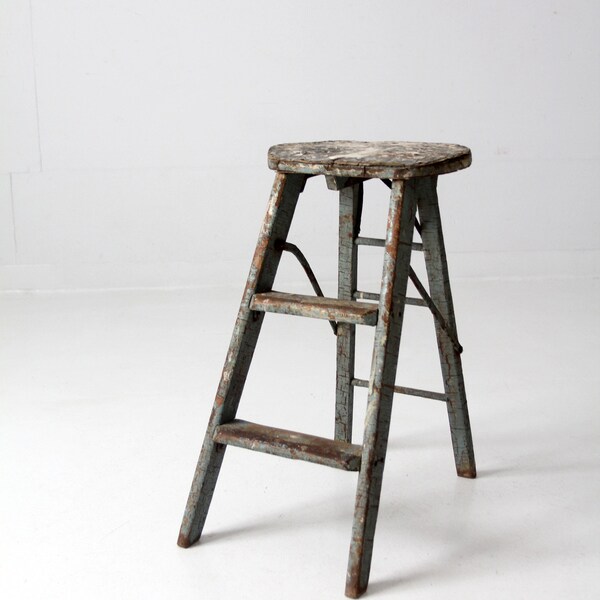 Vintage Step Stool - Etsy