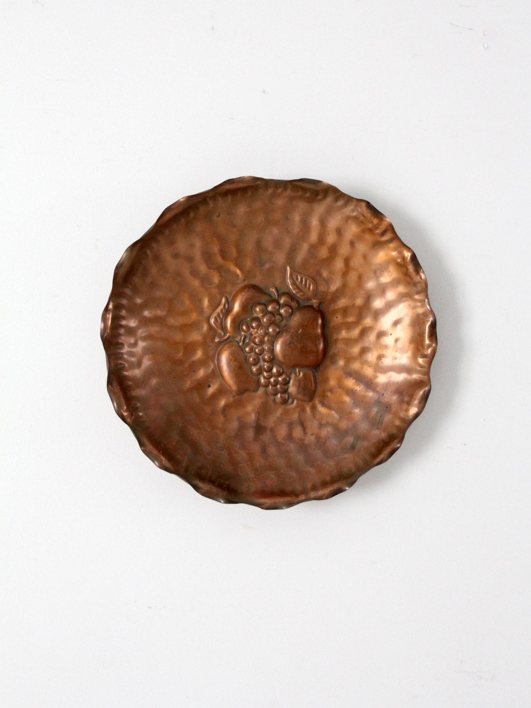 Vintage Gregorian Copper Decorative Wall Plate - Etsy