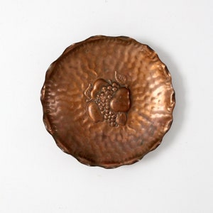 Vintage Gregorian Copper Decorative Wall Plate - Etsy
