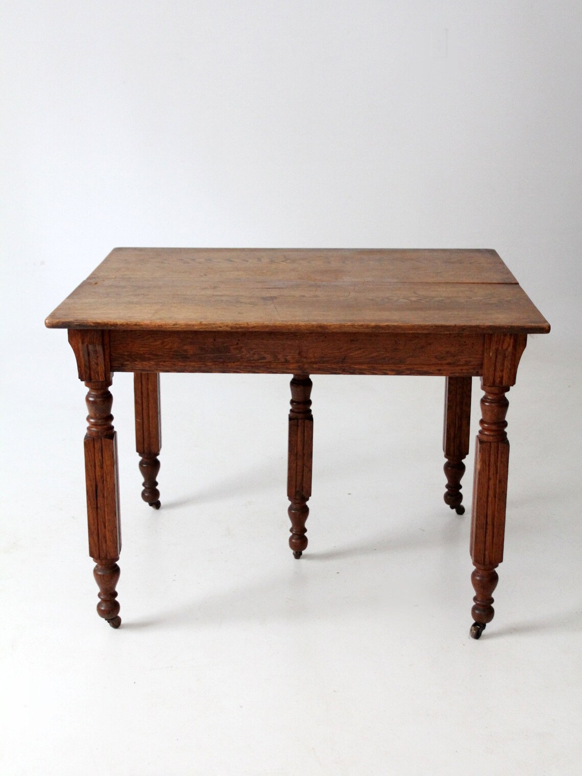 Antique Five Leg Dining Table - Etsy