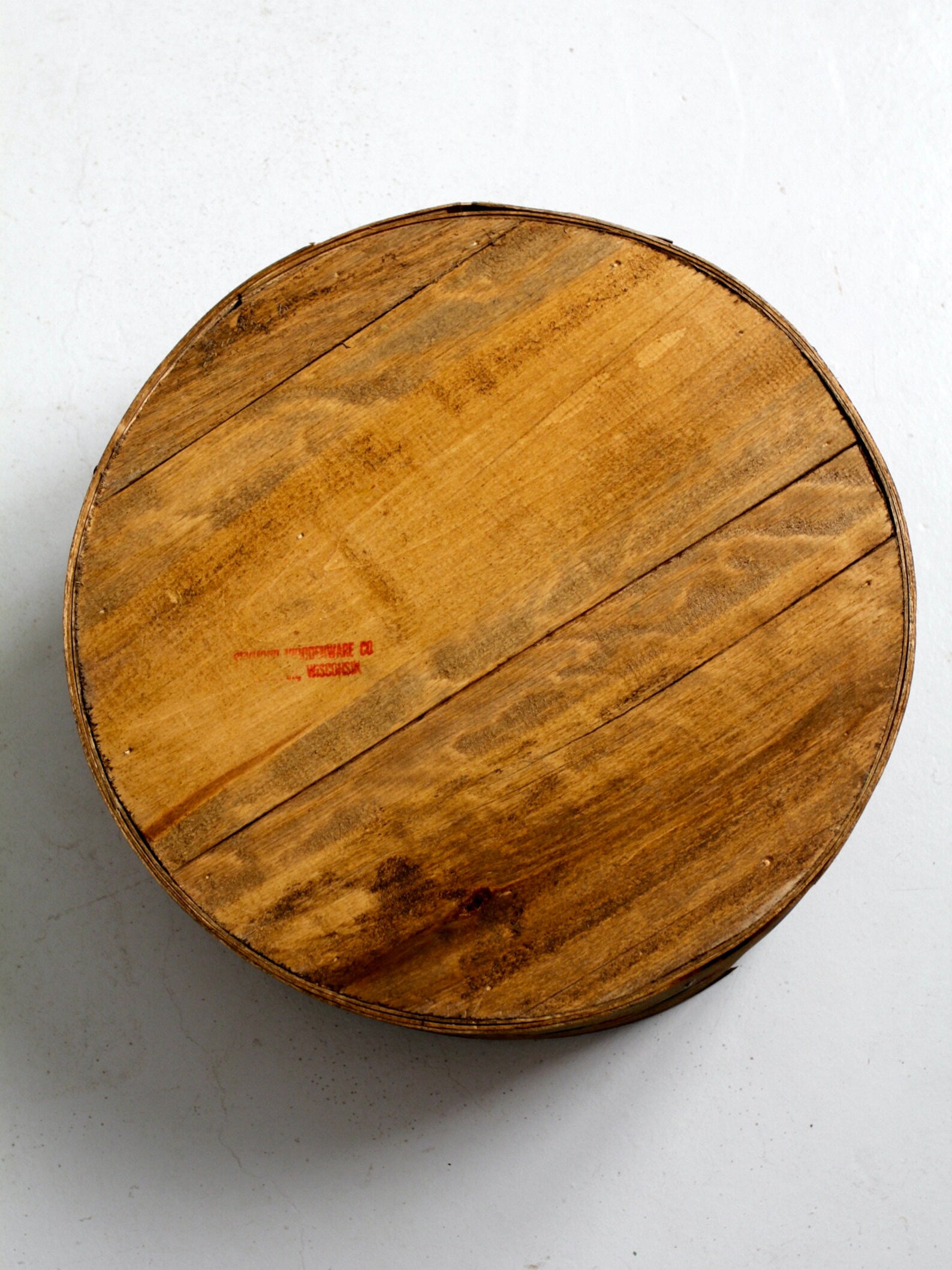 Vintage Stencil Painted Cheese Box - Etsy