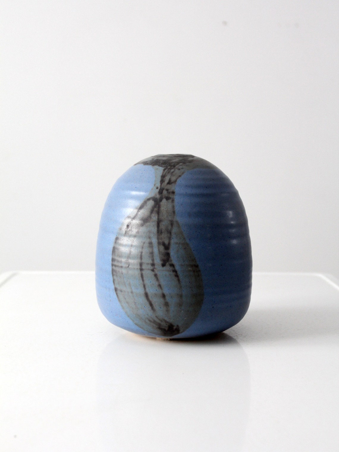 Vintage Signed Studio Pottery Vase - Etsy