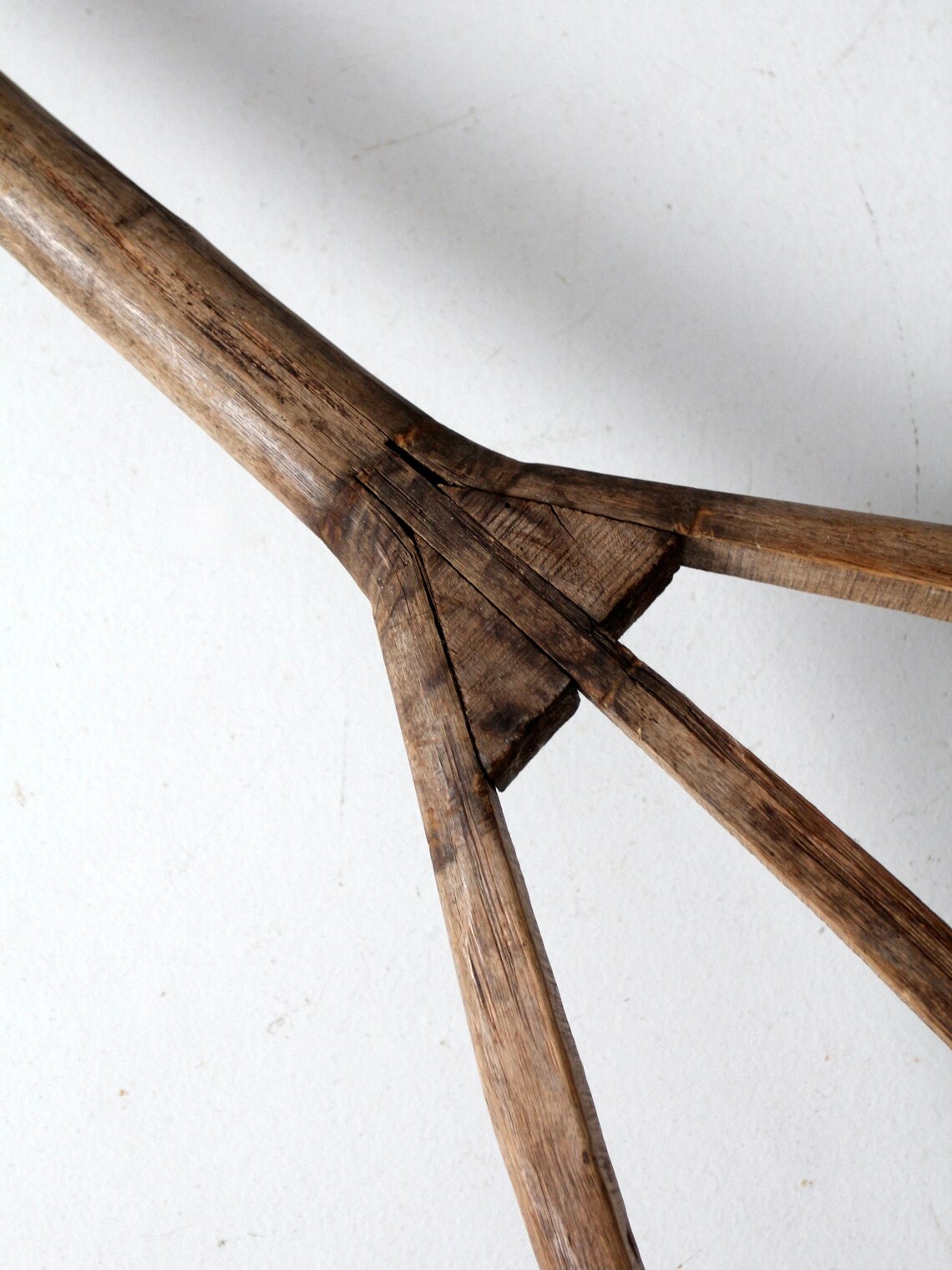 Antique Primitive Hay Fork - Rustic Wooden Pitch Fork - Etsy