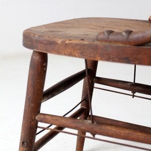 Vintage Slat Back Chair - Etsy