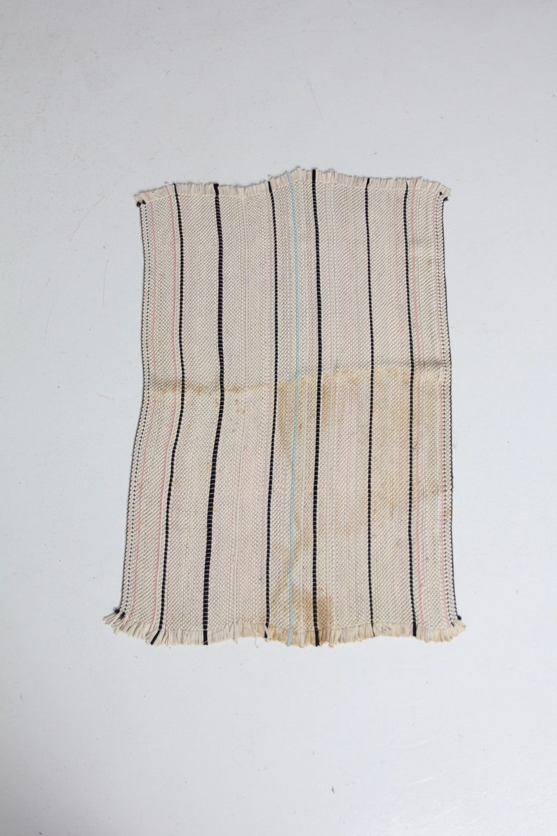 Vintage Striped Rag Rug Accent Rug - Etsy