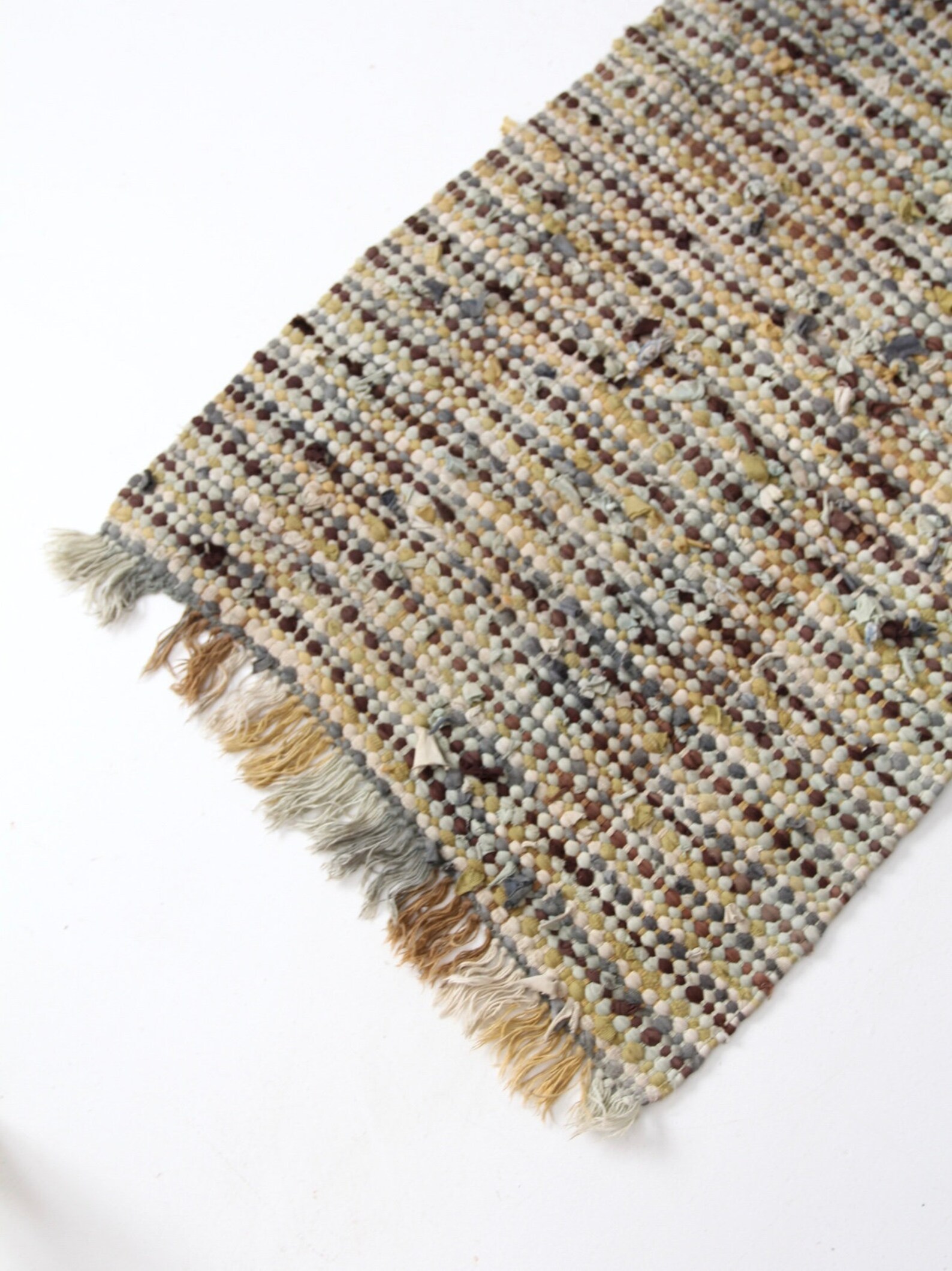 Vintage Rag Rug Accent Rug - Etsy