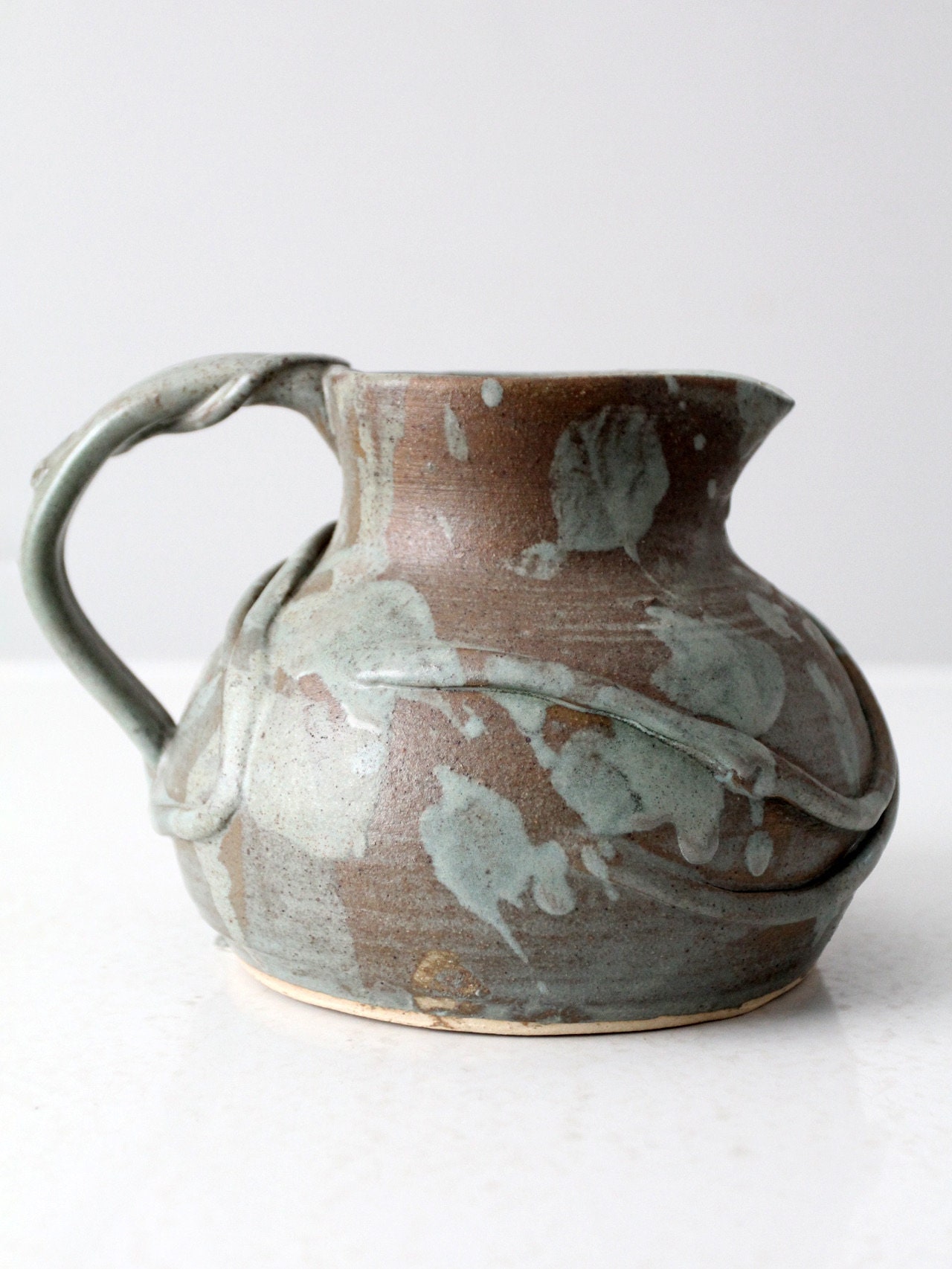 Vintage Studio Pottery Pitcher - Etsy