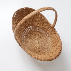 Vintage Wicker Basket - Etsy