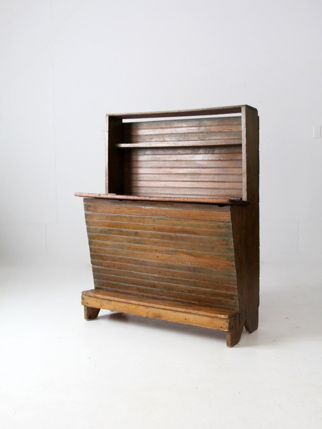Antique Farmhouse Grain Bin Storage Chest - Etsy