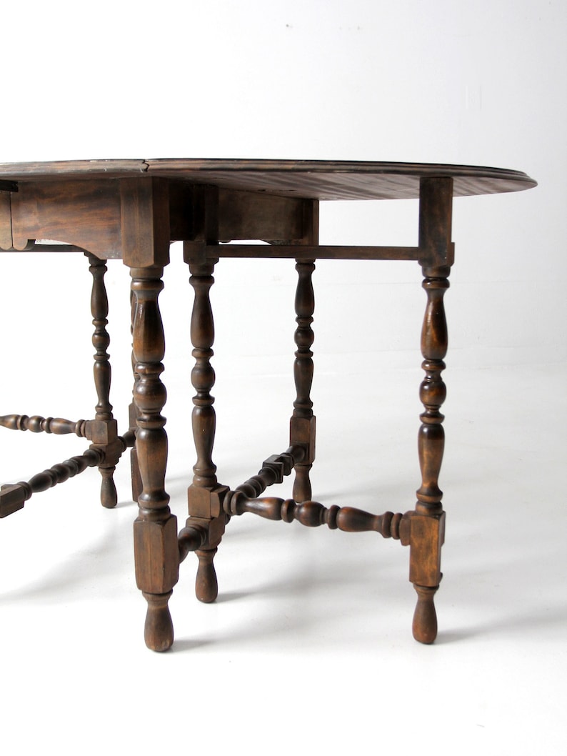 Antique Gate Leg Table - Etsy