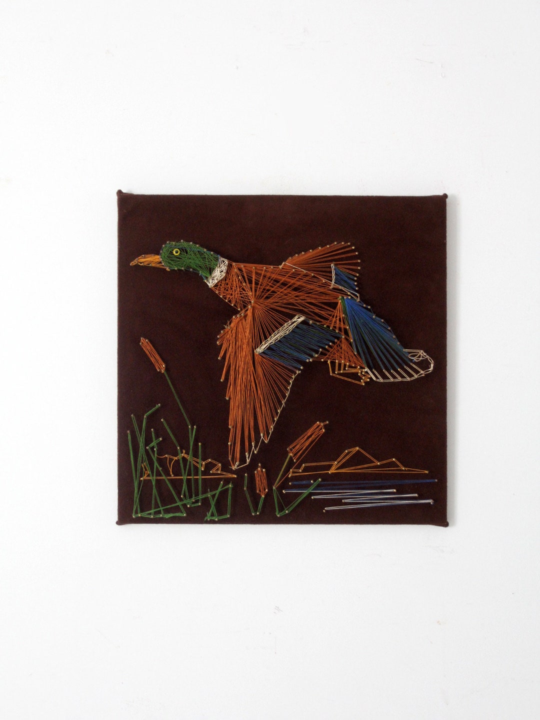 Vintage Mallard Duck String Art Wall Decor - Etsy