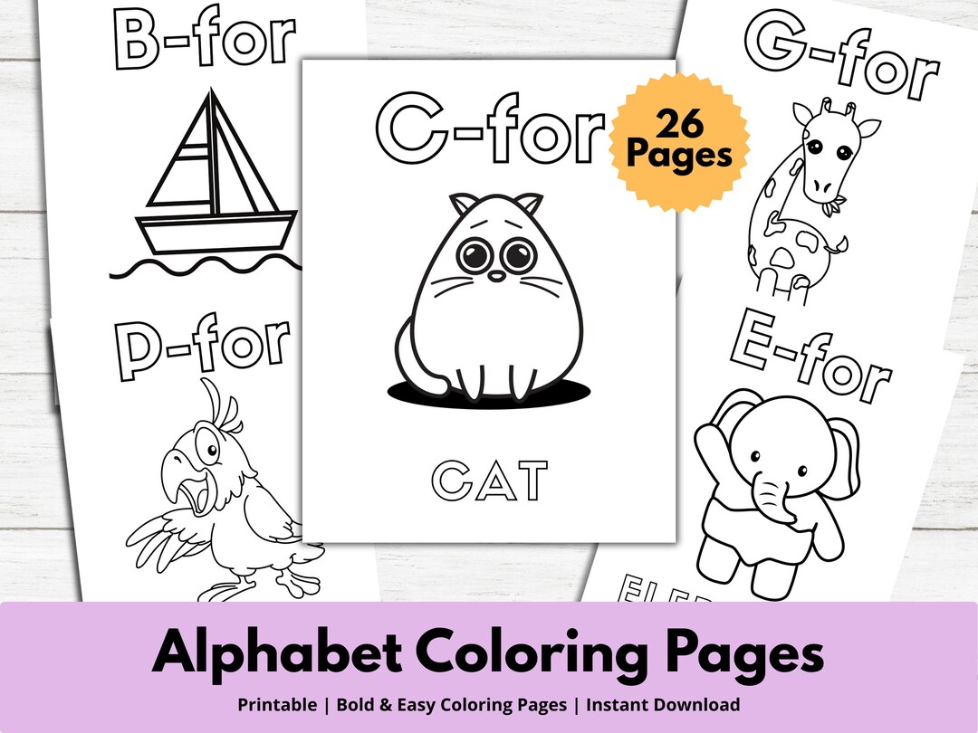 Alphabet Coloring Pages, Preschool Coloring Pages, Preschool Activity ...