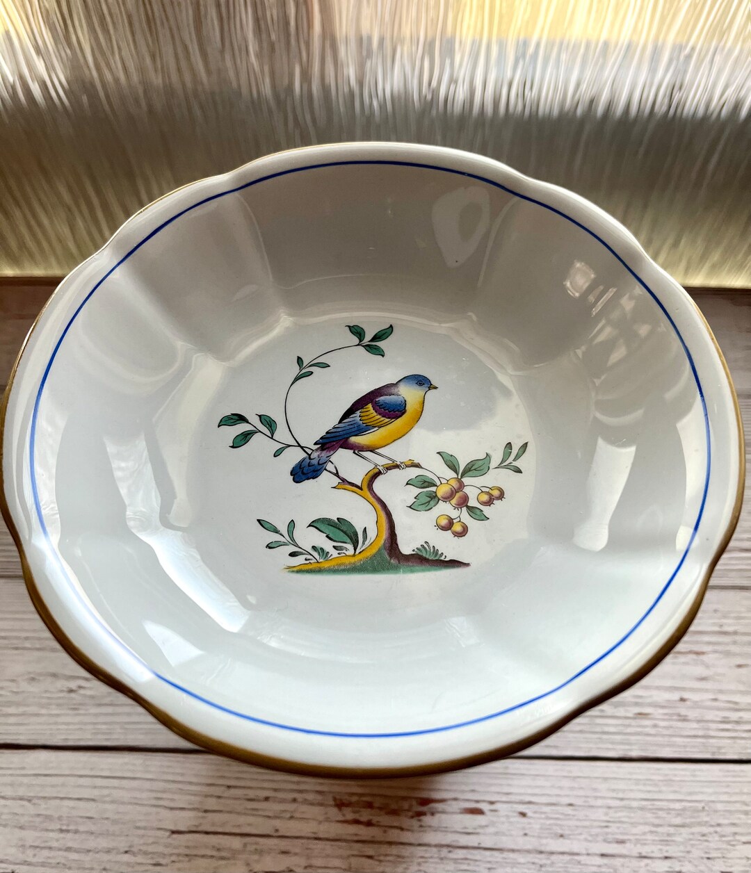 Vintage Copeland Spode Queens Bird Y4973 Biscuit Plate, 1980s, Made in ...