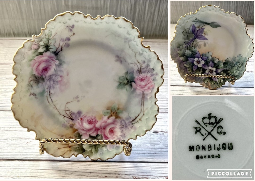 Vintage Rosenthal Porcelain Monbijou Bavaria Roses & Violets - Etsy